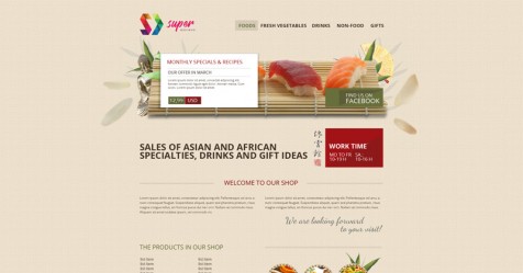Asian HTML Template