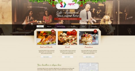 Milano Coffee Restaurant HTML Template